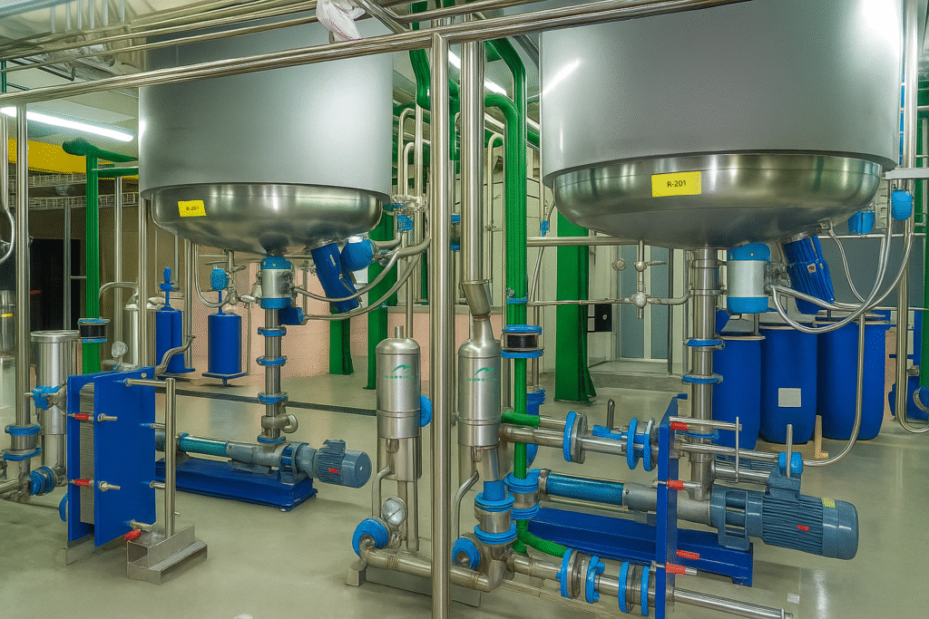 Detergent Liquid Plant - Production Process - Marsina Engineering SRL